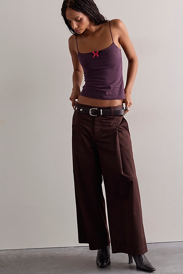 BUTTERCUP BUTTERCUP Chloe Organic Cotton Cami with Bow Detail